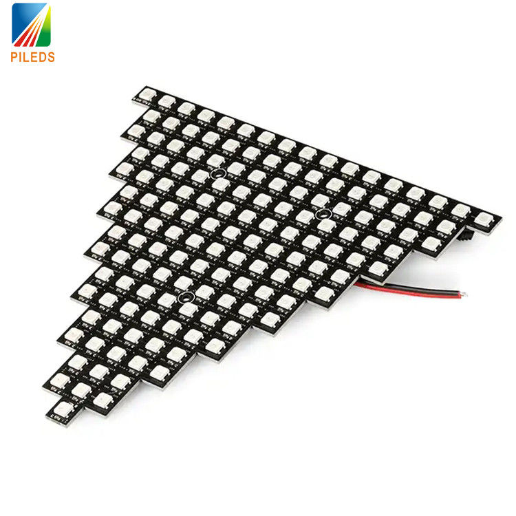پیکسل DIY LED Dot Matrix Screen شکل مثلث WS2812 رنگ کامل